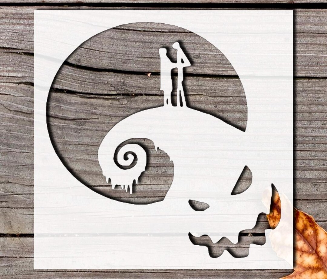 Jack and Sally Nightmare Before Christmas Reusable Stencil Template for ...