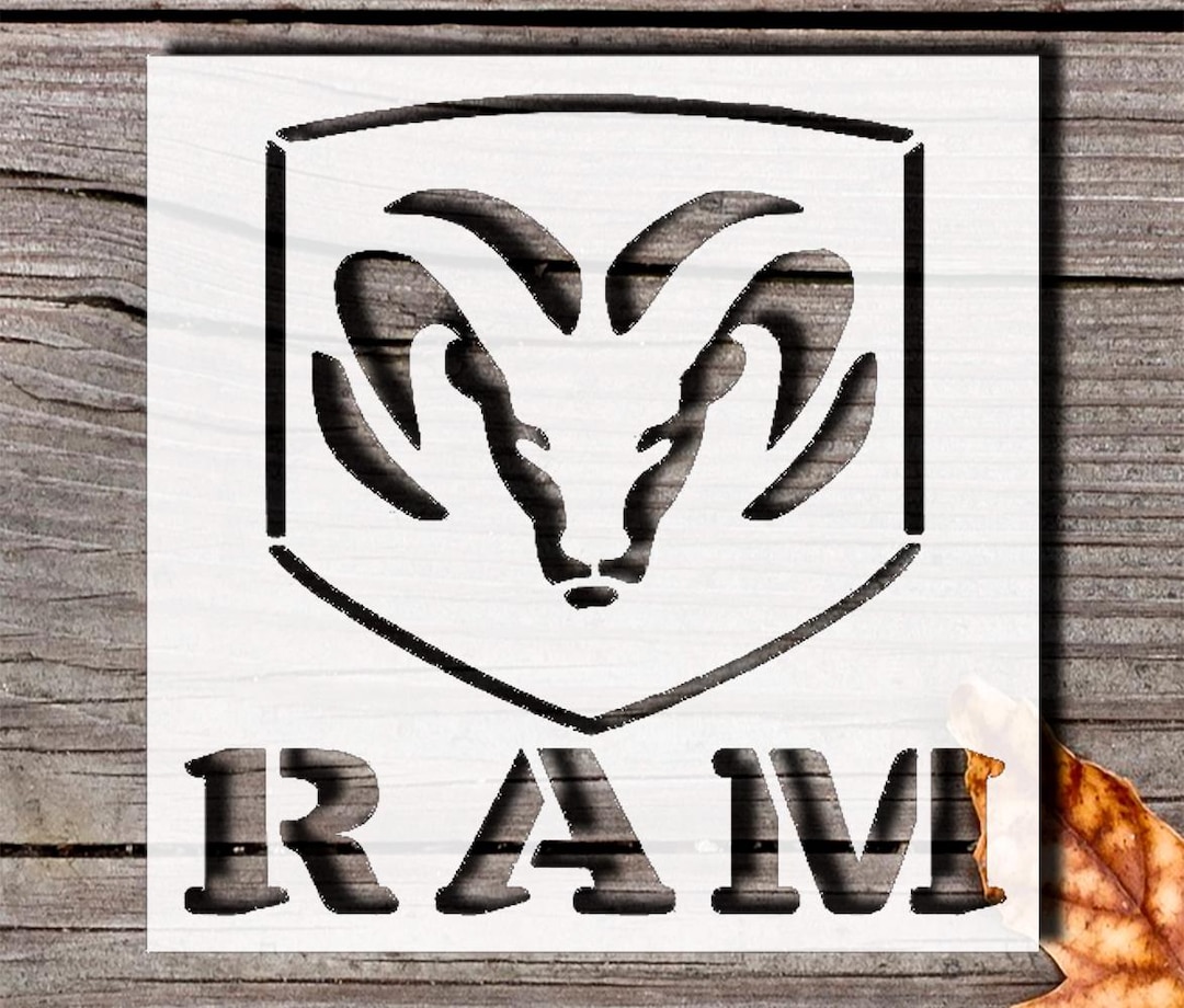 RAM Stencils for Painting – 5.5 X 5.5 Inch Reusable Plastic Template ...
