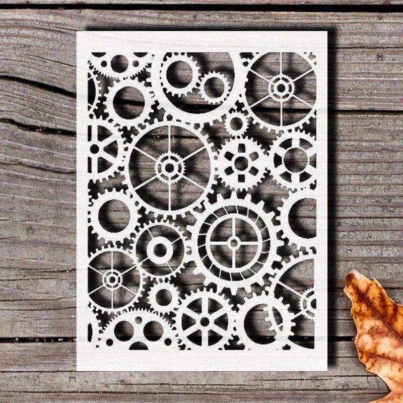 Steampunk Stencil - Etsy