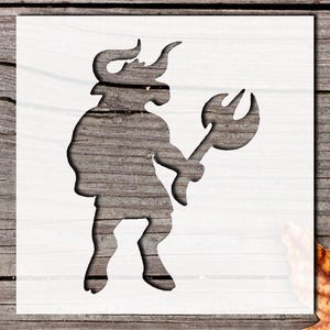 Minotaur Stencil Template for Majestic Mythology Wall Art Reusable DIY ...
