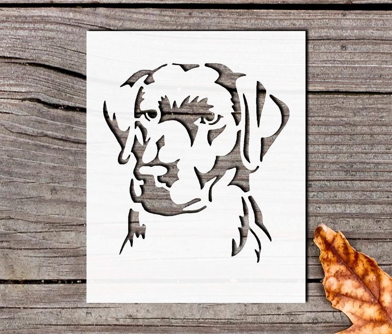 Labrador & Golden Retriever Dog Stencils for Painting – 8.5 X 11 Inch ...