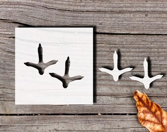 Turkey Feet Reusable Stencils for Painting 4 Inch, Reusable Plastic ...