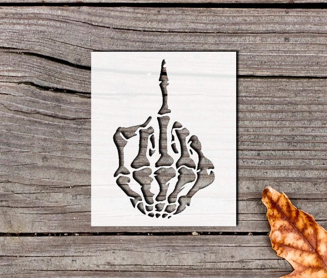 Skeleton Hand Stencil for Painting Crafting - Perfect for Halloween ...