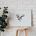 Hunting Buck Head & Deer Tracks Stencils for Painting 8.5x11 Inch ...