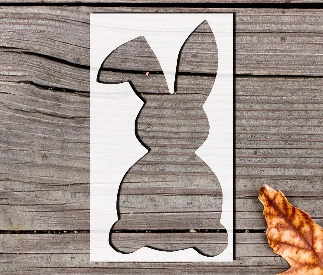 Easter Bunny Rabbit Stencils for Painting, 8.5x11 Inch, Reusable ...