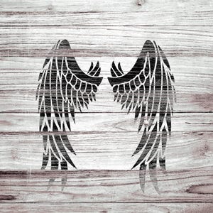 Devil, Angel, Bird Wings, Wing Stencils for Painting 8,5x11 Inch ...