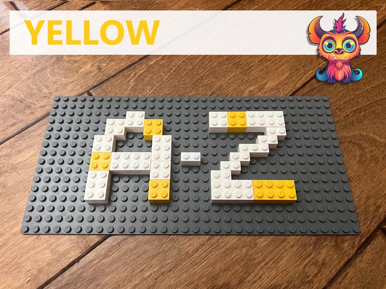 Custom LEGO® Door and Wall Sign Personalized Name and Colors - Etsy