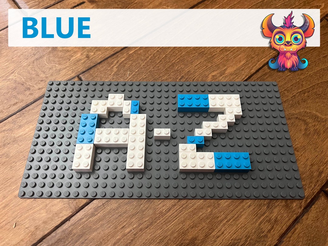 Custom LEGO® Door and Wall Sign - Personalized Name and Colors - Etsy