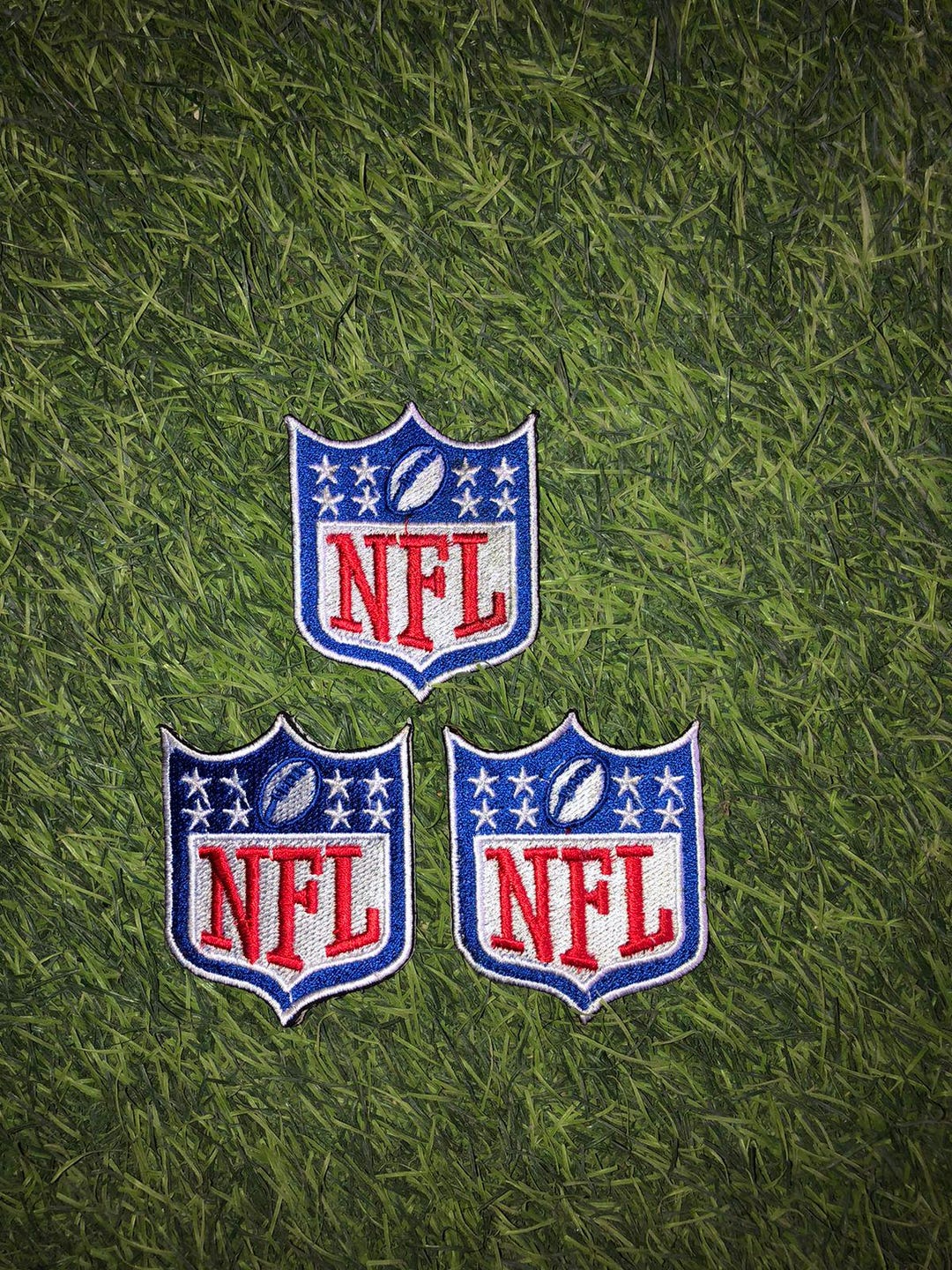 Pack of 12 NFL National Football Team Logo Embroidered Jersey Patches ...