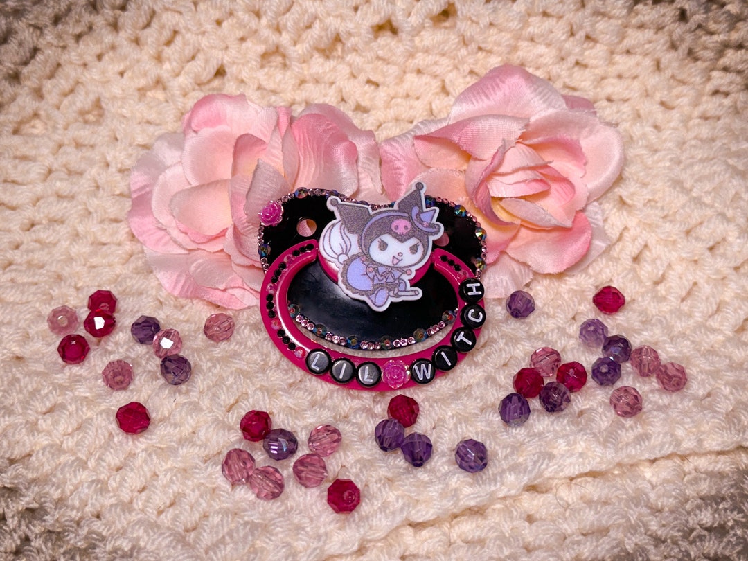Adult Deco Pacifier lil Witch READ DESCRIPTION - Etsy