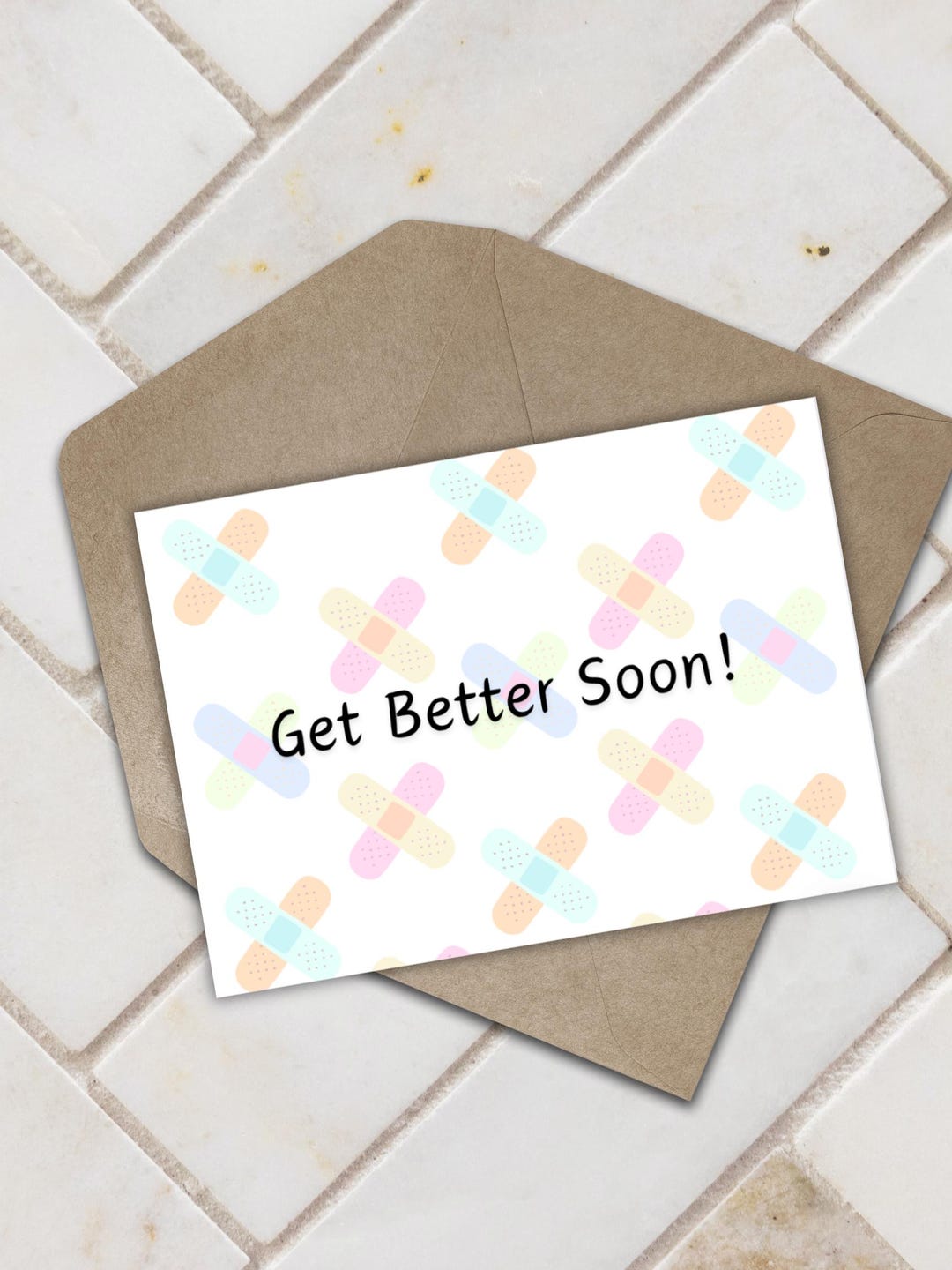 Get Better Soon Rainbow Band Aids - Etsy