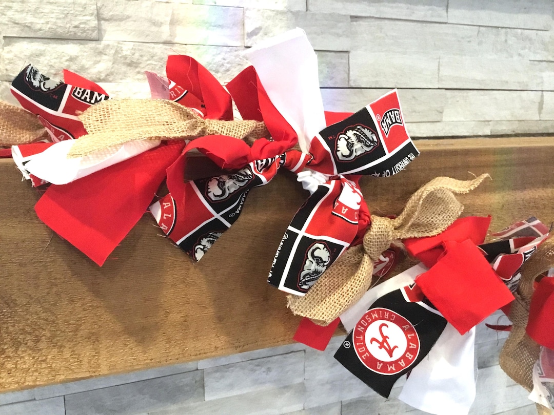 7' Alabama Football / Alabama Farmhouse Garland / Alabama Football Fan ...
