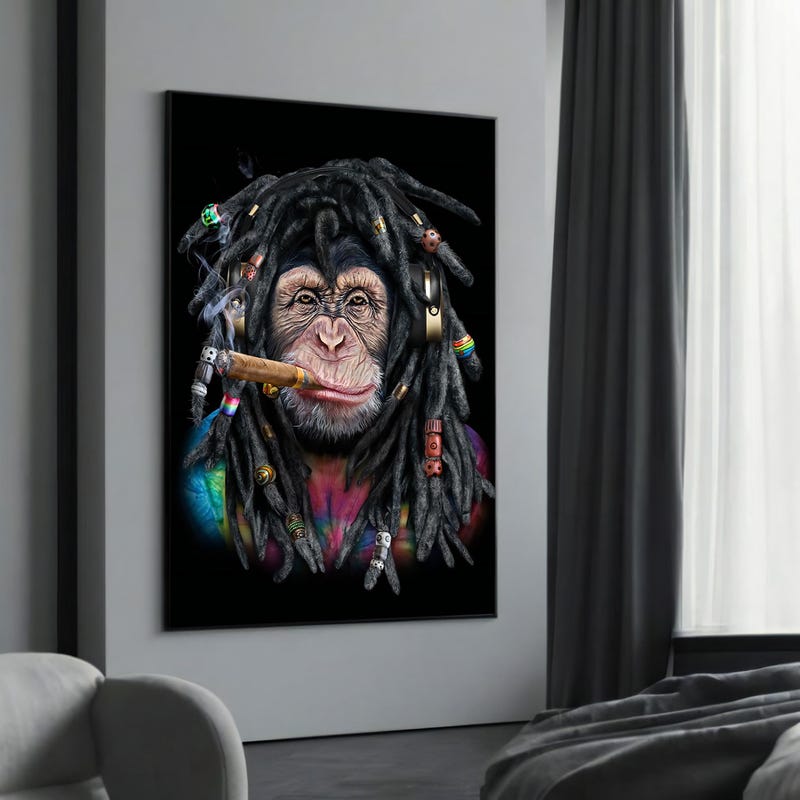 Monkey With Dreads - Etsy