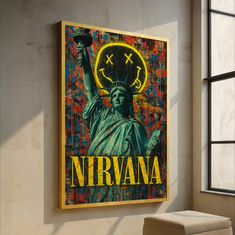 Nirvana Birthday Decor - Etsy