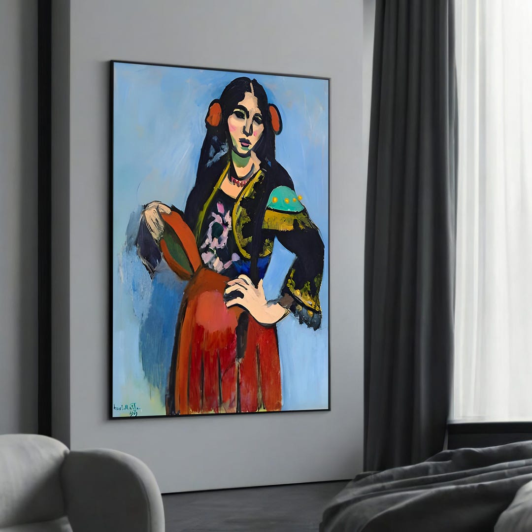 Henri Matisse 'spanish Woman' Canvas Painting – A Bold and Colorful ...