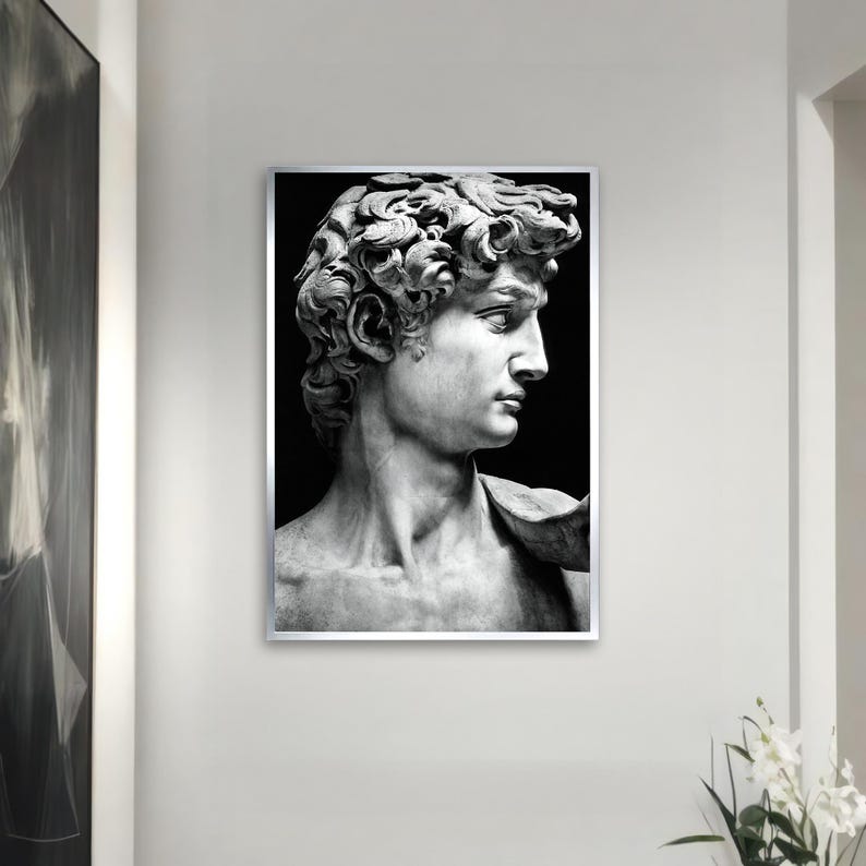 David by Michelangelo Canvas Painting - A Timeless Masterpiece ...