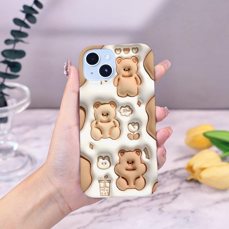 3d Bear Phone Cases - Etsy