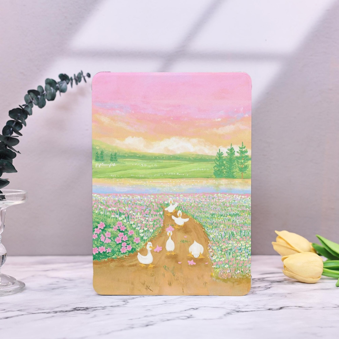 Duck Oil Painting iPad Air Pro Case iPad Pro 2023 Pro 12.9 iPad Case ...