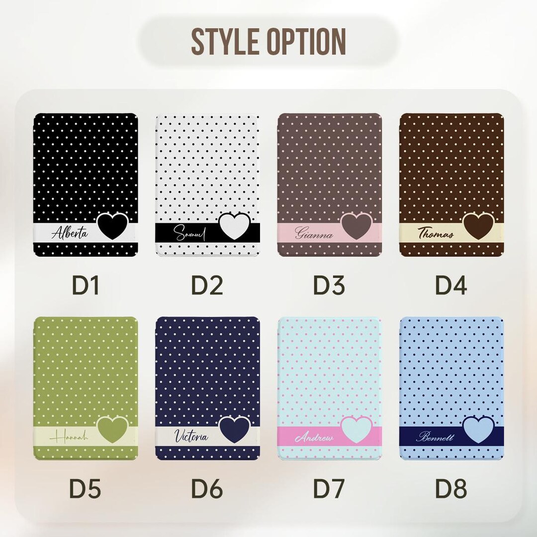 Personalized Polka Dot Series With Name Kindle Case for Kindle ...