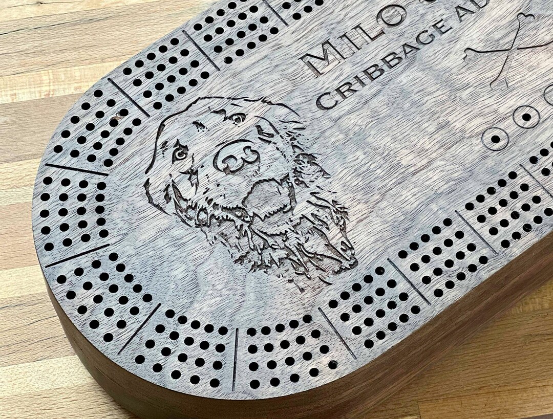 Custom Dog Breed Cribbage Board – Premium All-in-one Game Set for Dog ...