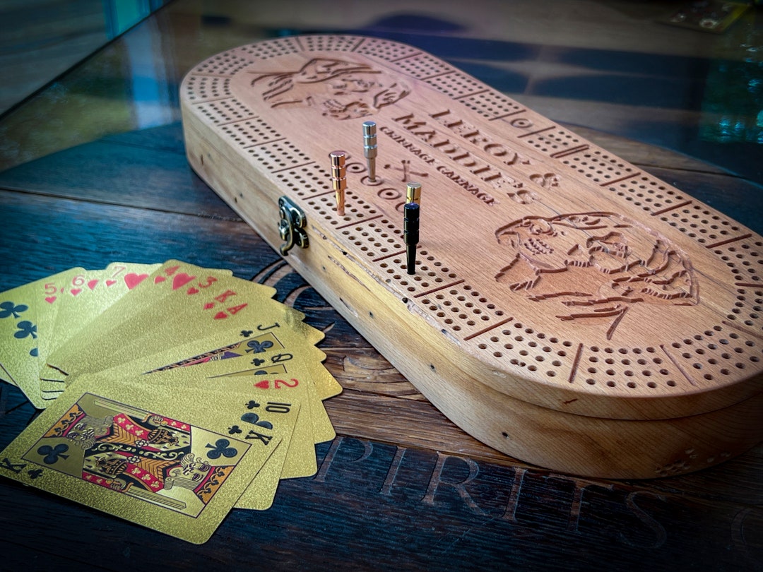 Personalized Dog Cribbage Board - Custom Gift for Dog Owners, Premium ...