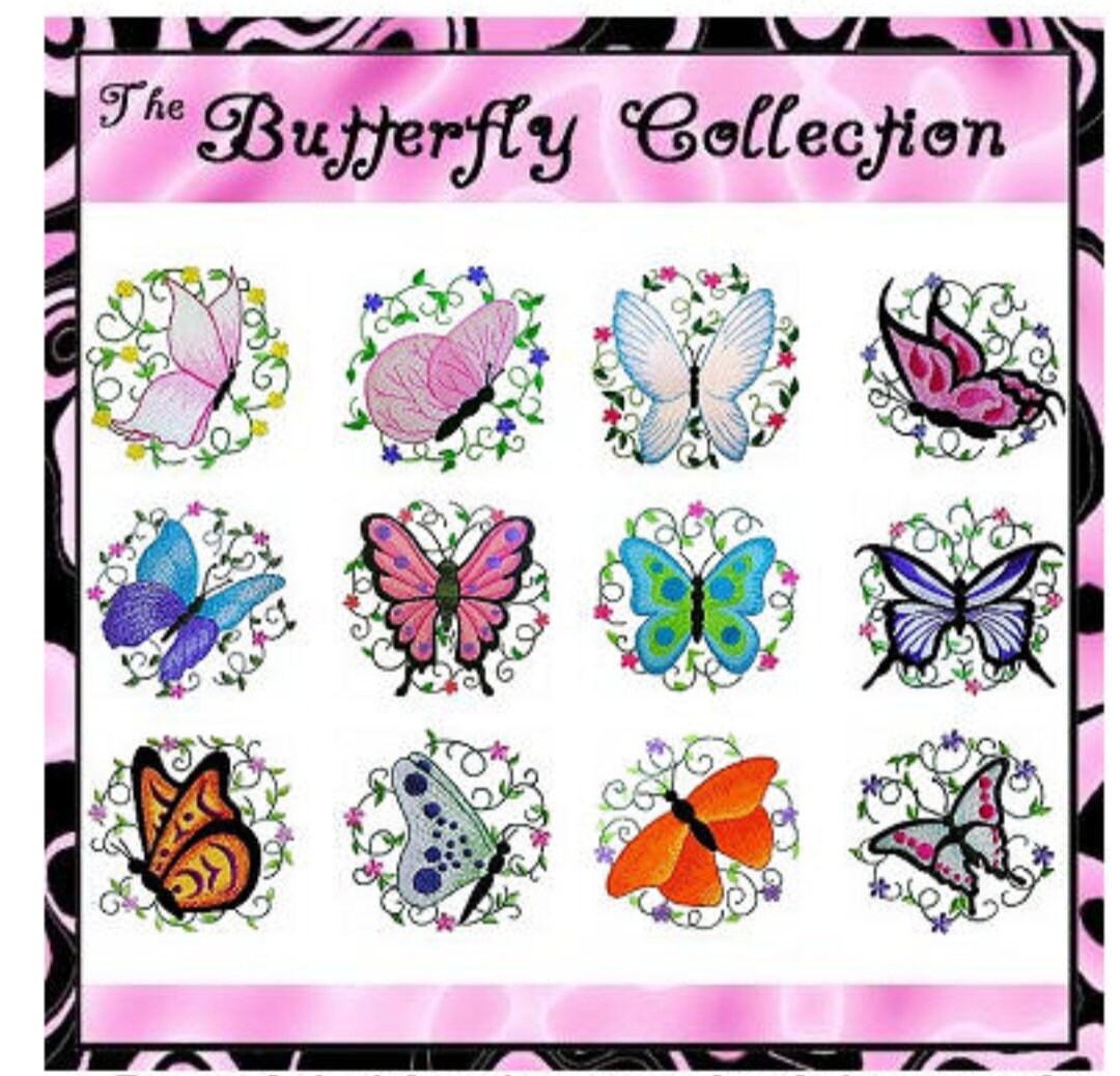 The World's Most Beautiful Butterflies, Embroidery Designs With ...