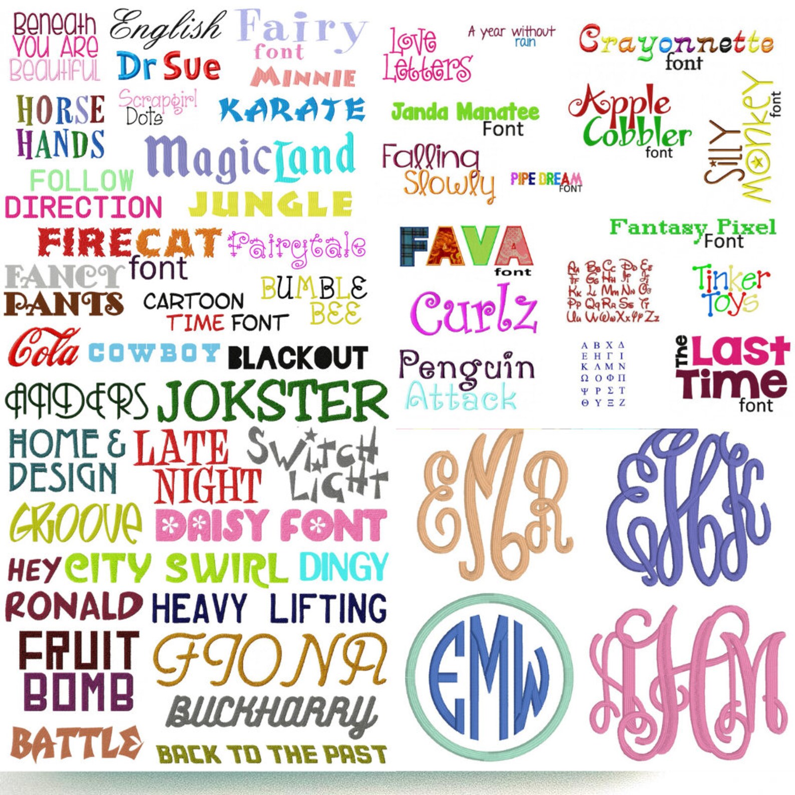 Embroidery Fonts For Pfaff – Free Embroidery Fonts – CREM