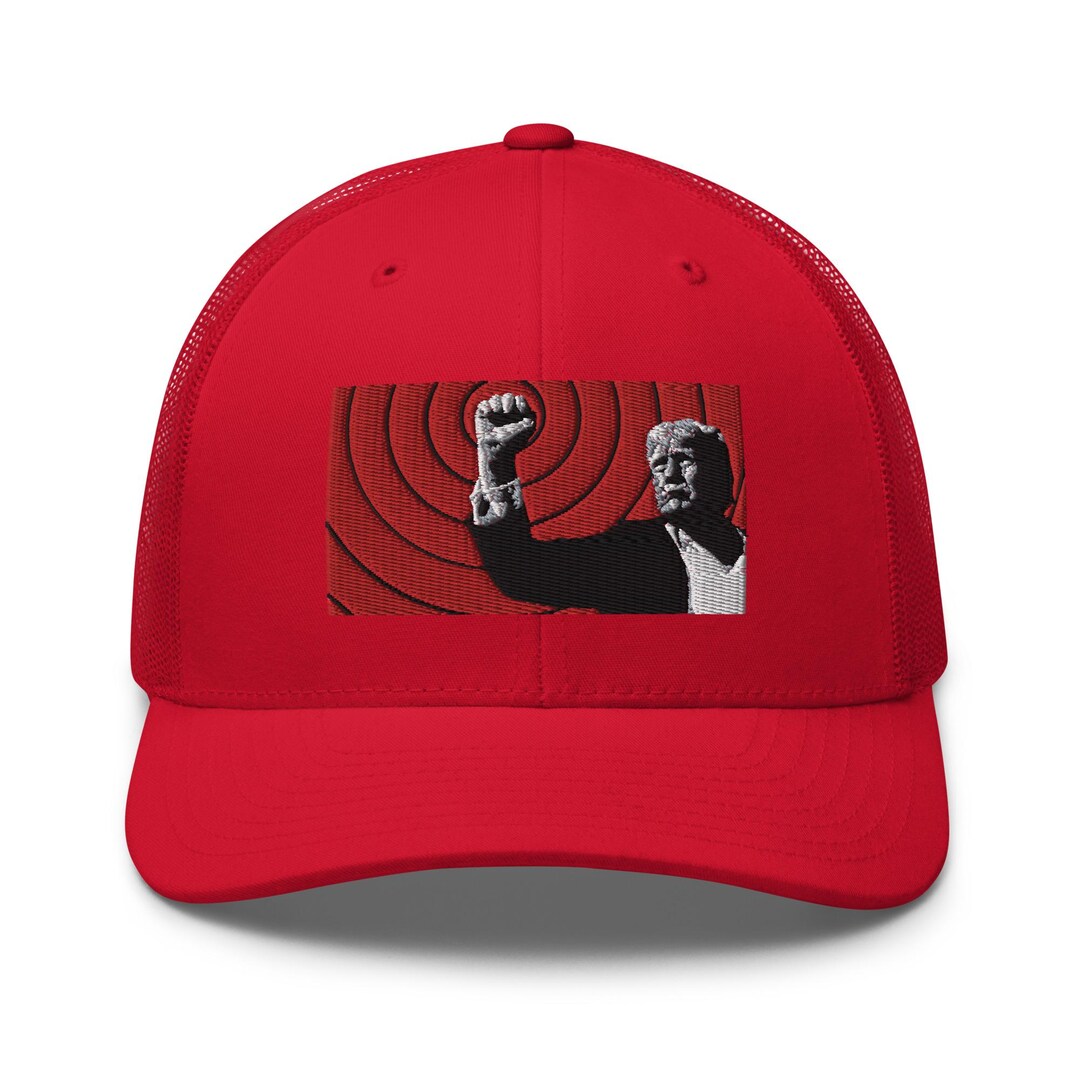 Donald Trump Shot Embroidered Hat | Iconic Donald Trump Hat | Make ...