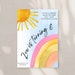 Watercolor Rainbow Party Invitation - Etsy