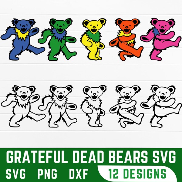 Grateful Dead Svg - Etsy