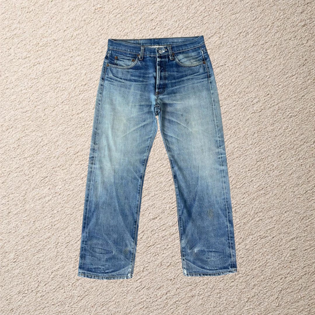 Size 28x28.5 USA Vintage 90s Levi's 501xx LVC Big E Redline Selvedge ...