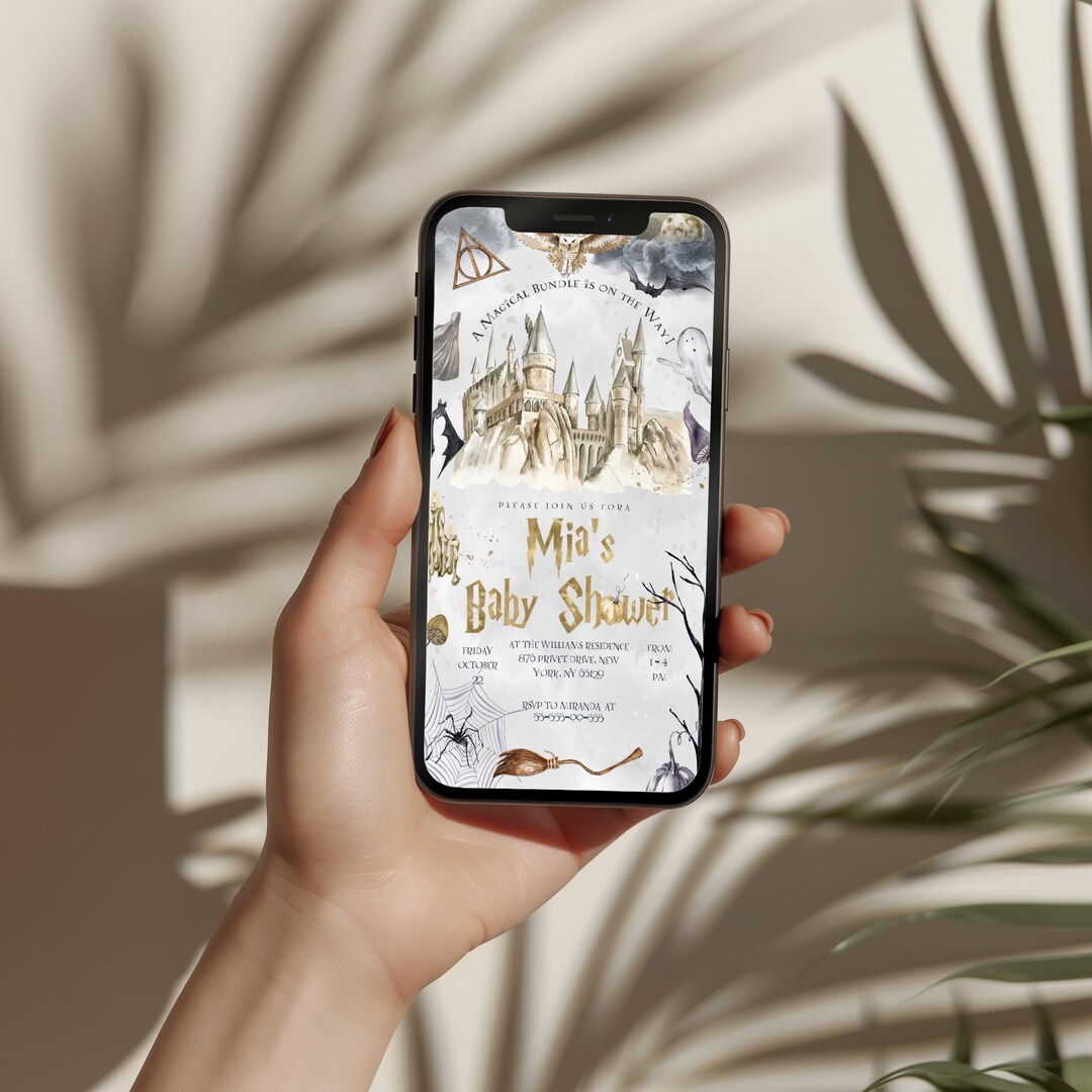 Halloween Wizarding World Baby Shower Invitation A Magical Bundle is on ...