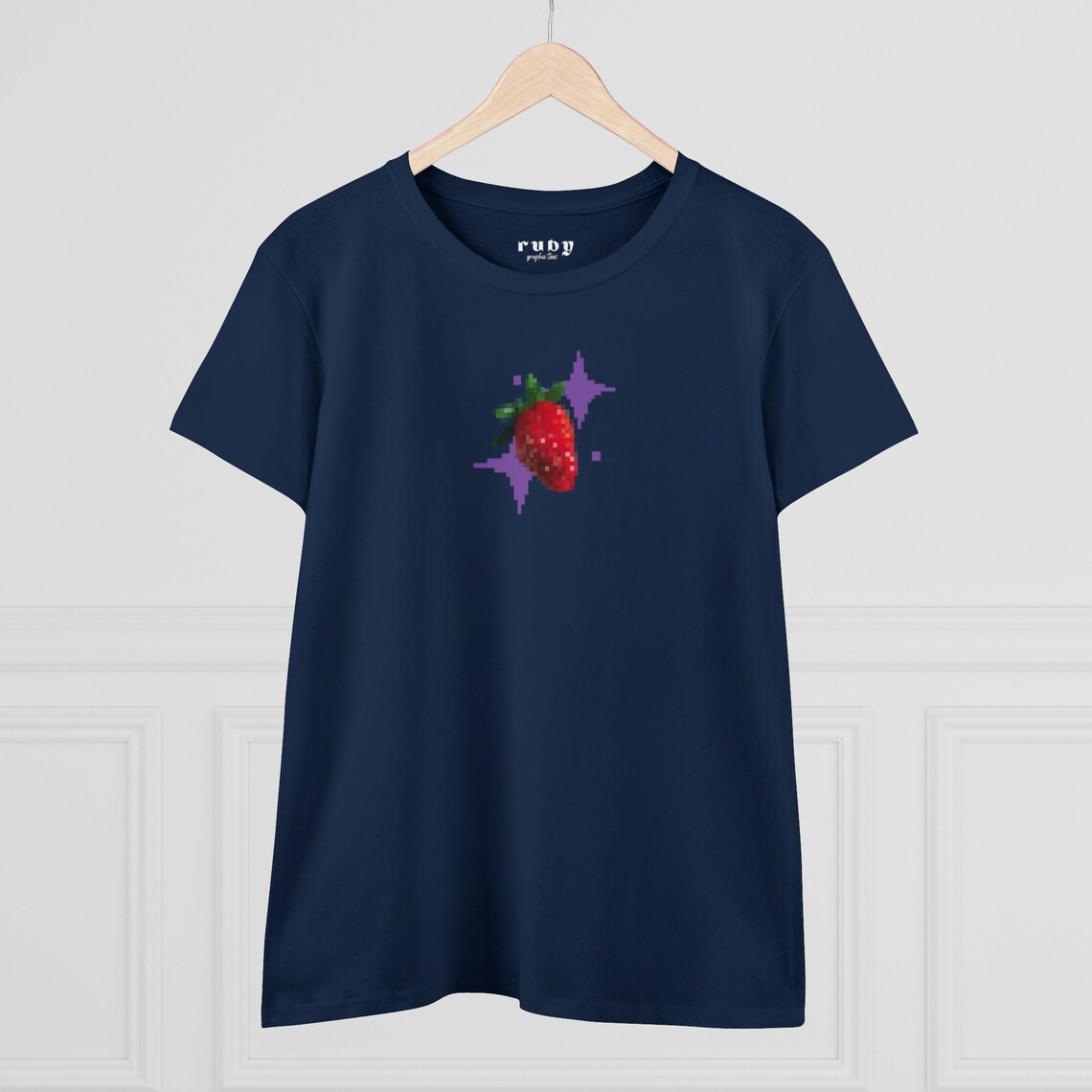 Pixel Berry Graphic Tee, Aesthetic Graphic Tee, Fruit Graphic Tee ...