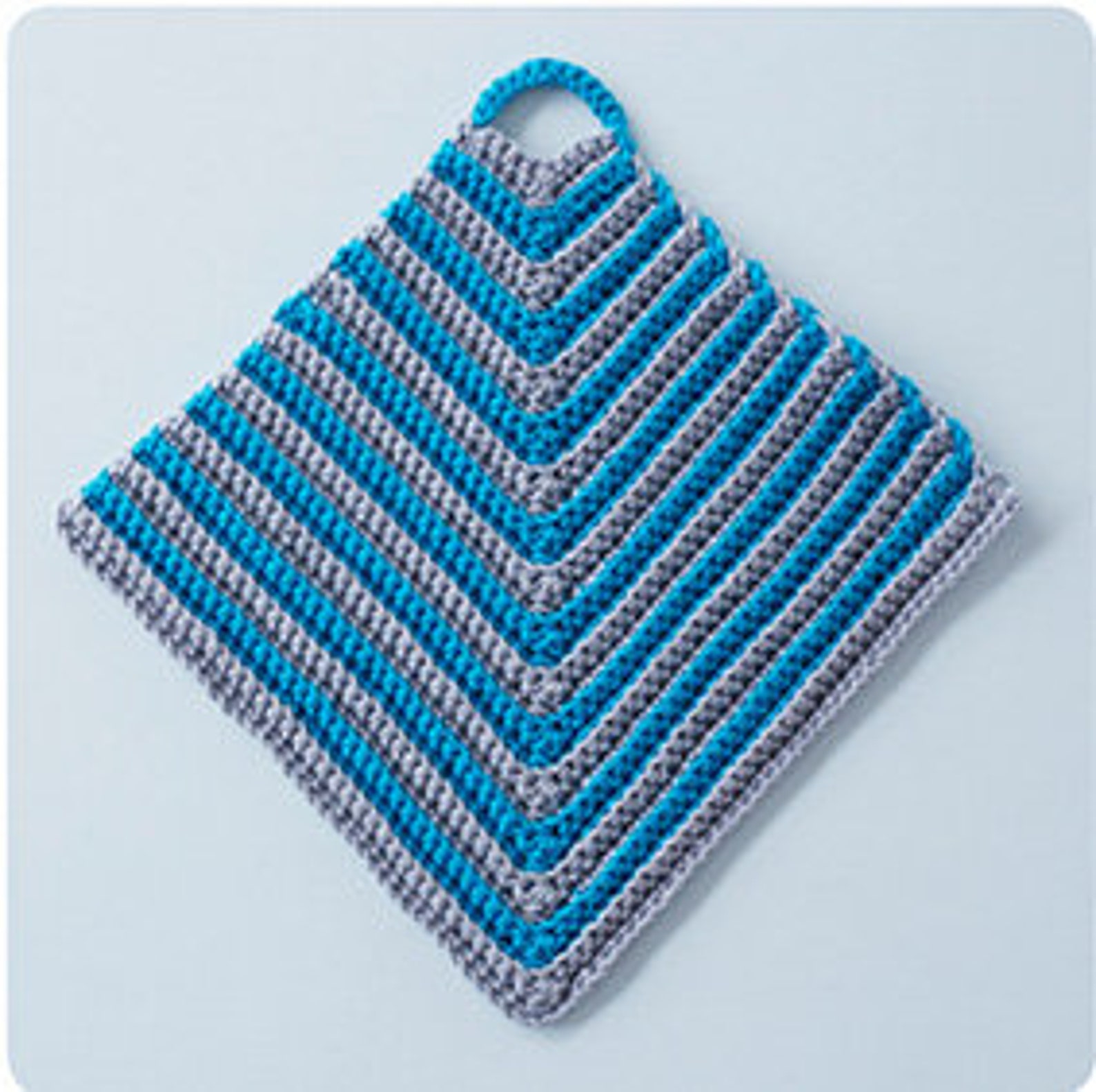 Instructions for Crocheting and Knitting Potholders. 7 Versions. an ...