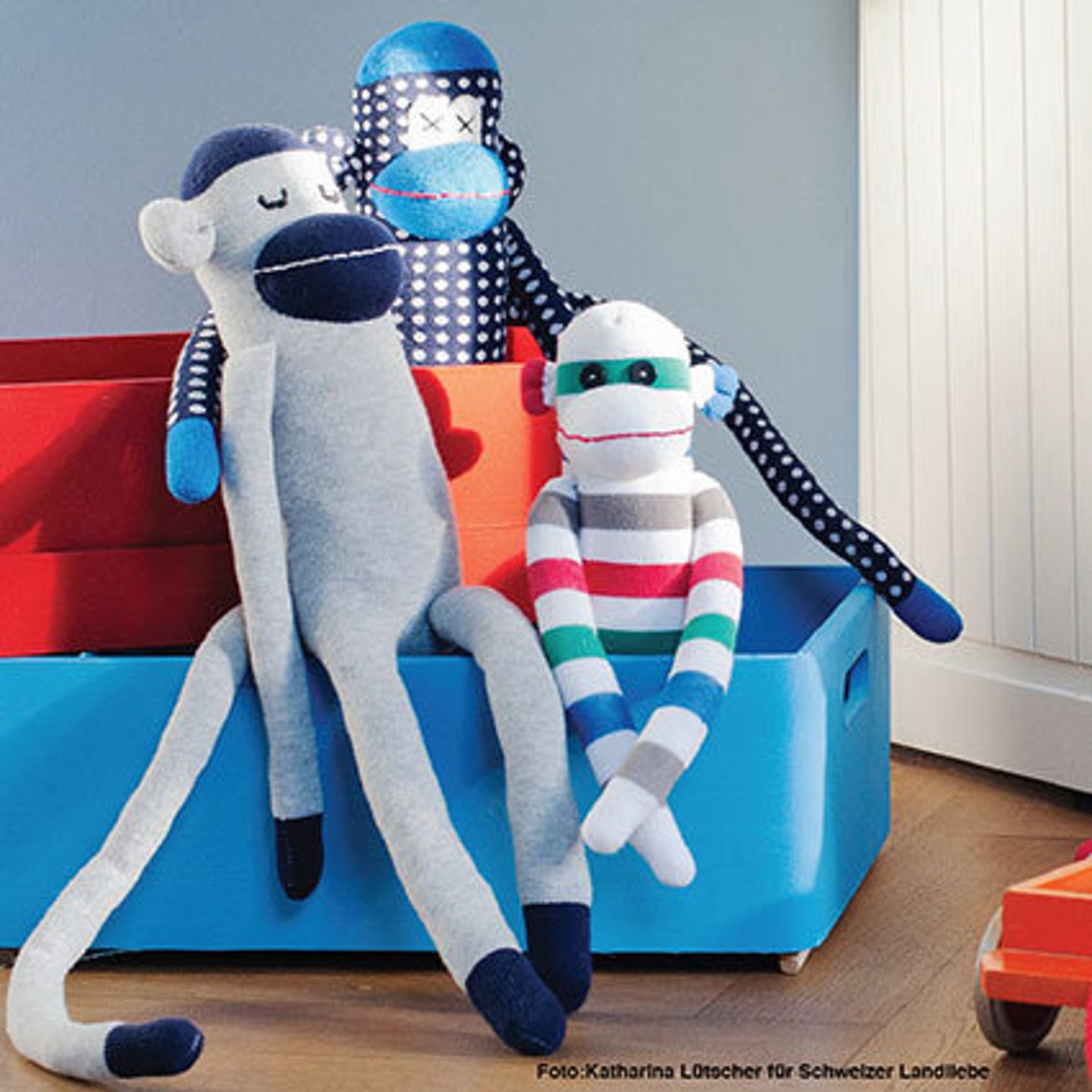 Sew Sock Monkeys. English Sewing Instructions for Sewing Monkeys From ...