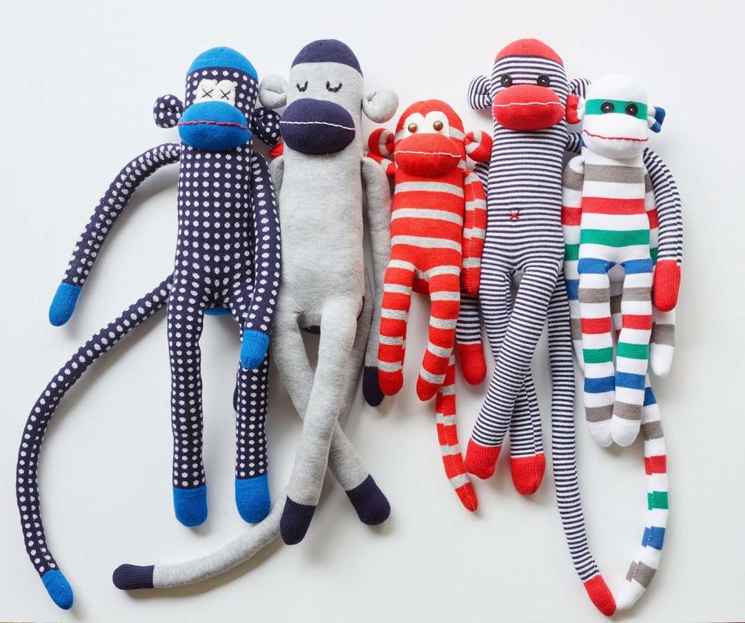 Sew Sock Monkeys. English Sewing Instructions for Sewing Monkeys From ...