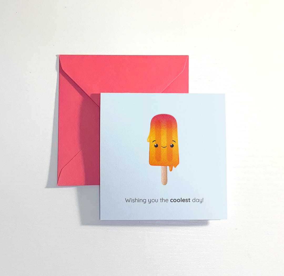 Custom Card – Ice Lolly Card for Any Occasion | Choose a Pun or Add a ...