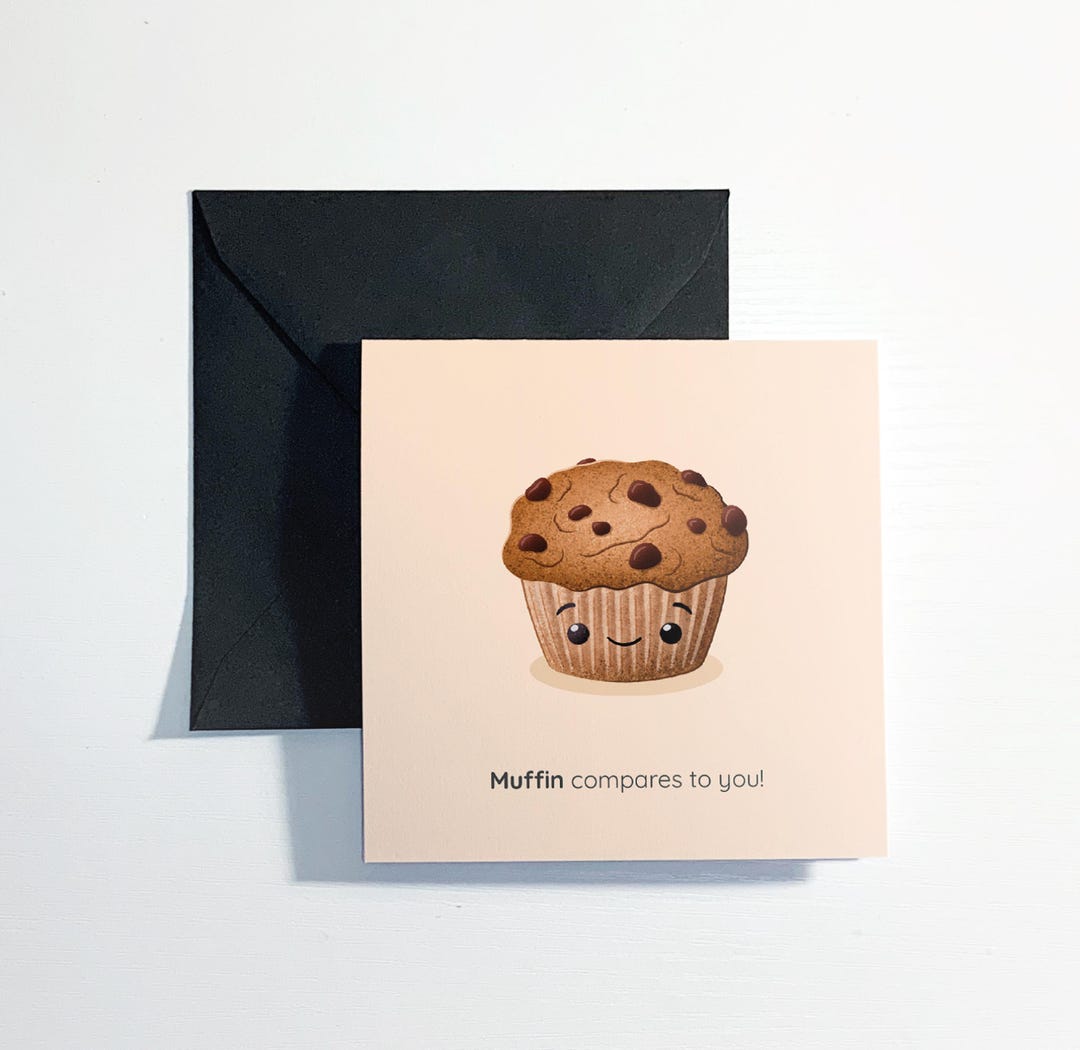 Custom Card – Muffin Card for Any Occasion | Choose a Pun or Add a ...