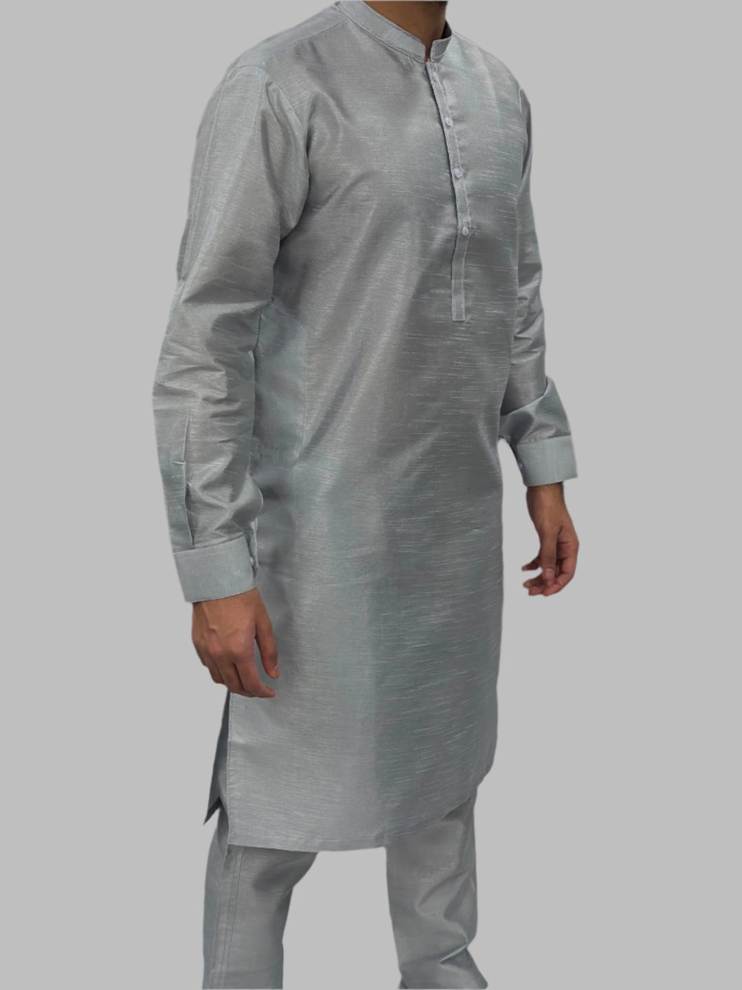 Men's Powder Blue Plain Silky Trouser Suit - Etsy