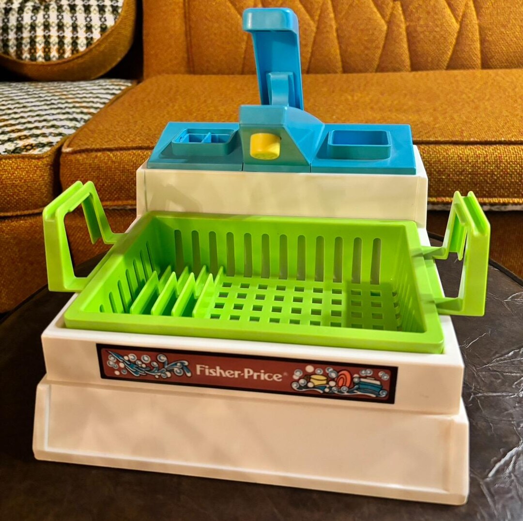 1982 Fisher Price Sink Made in USA - Vintage Pretend Play Kitchen Sink ...