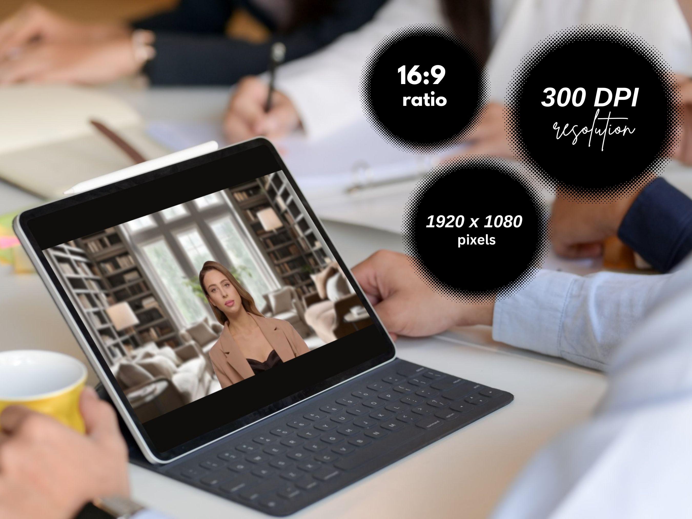 Zoom Meeting Virtual Background Home Office Virtual Background for ...