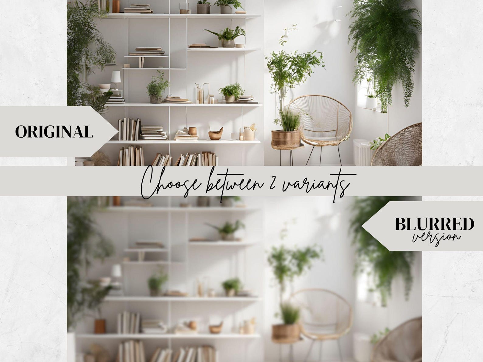 Zoom Meeting Background for Home Office Neutral White Backdrop Meeting ...