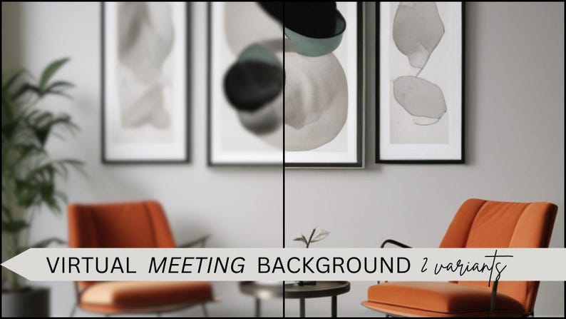 Zoom Meeting Background for Home Office Virtual Background for ...