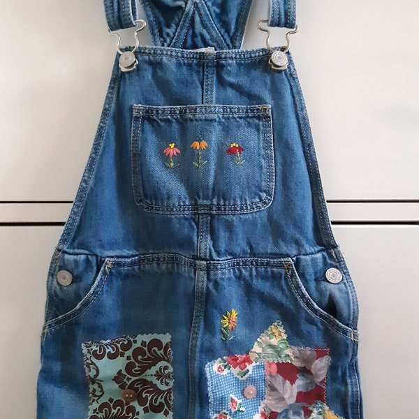 Girls Bib Overalls - Etsy