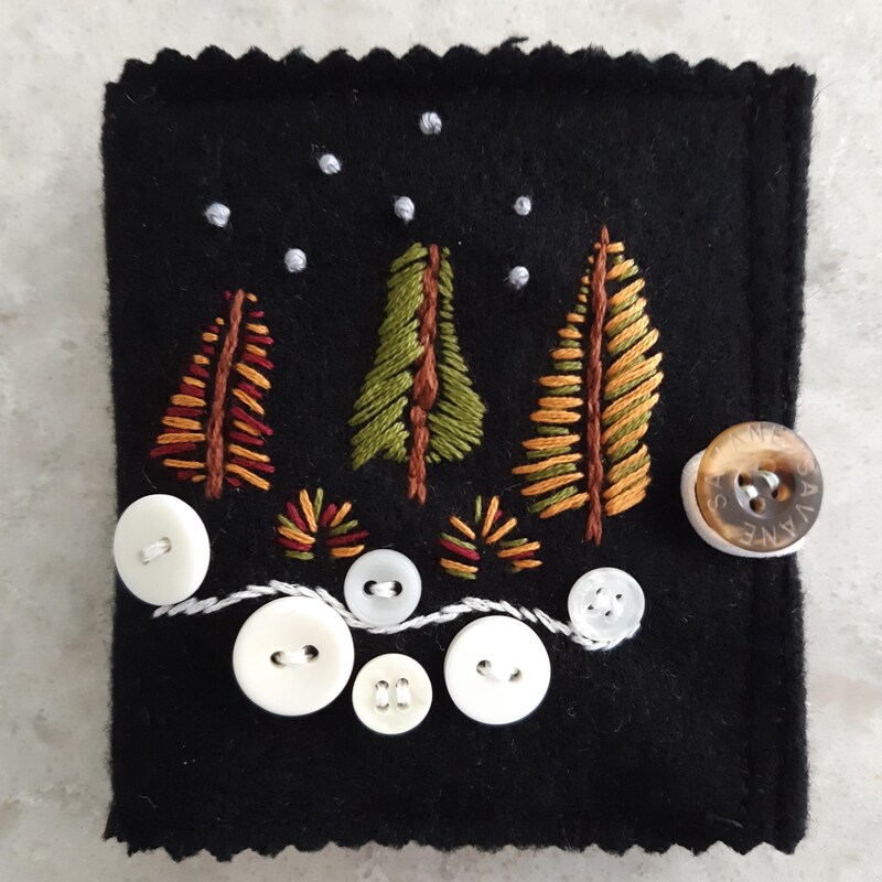 Sashiko Tree - Etsy
