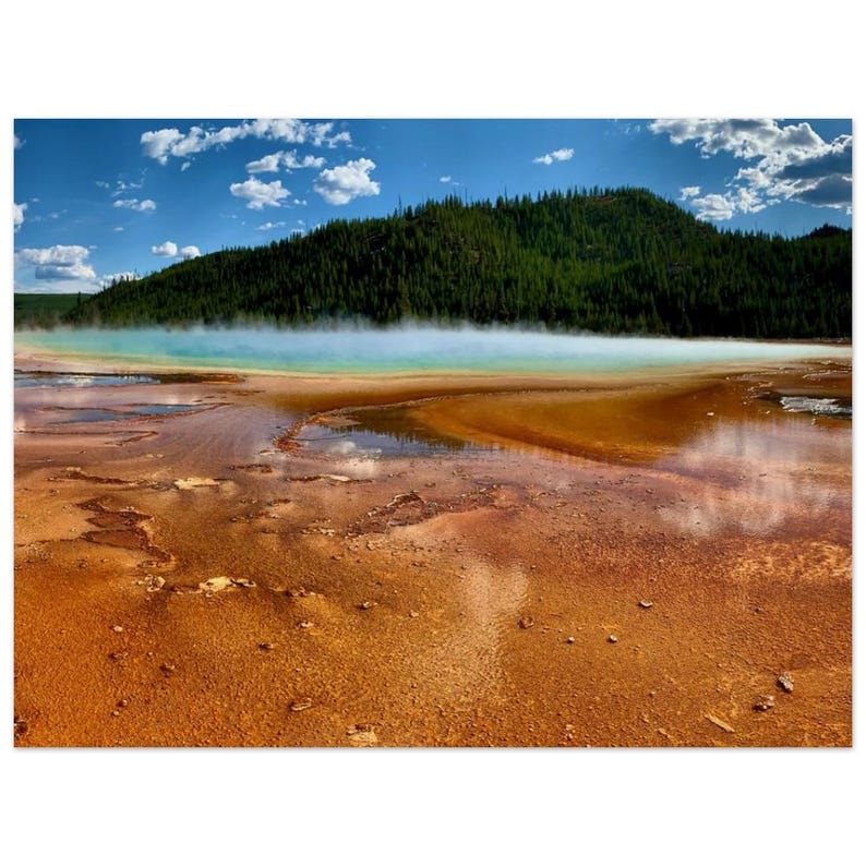 Grand Prismatic Spring Yellowstone National Park. Museum-quality Matte ...