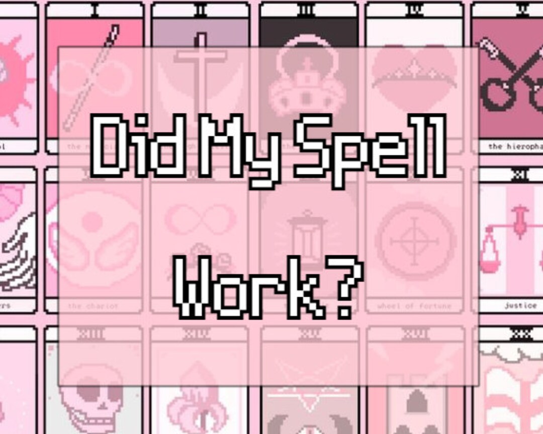 Did My Spell Work? Tarot Reading | Spell Success Reading | Spell ...