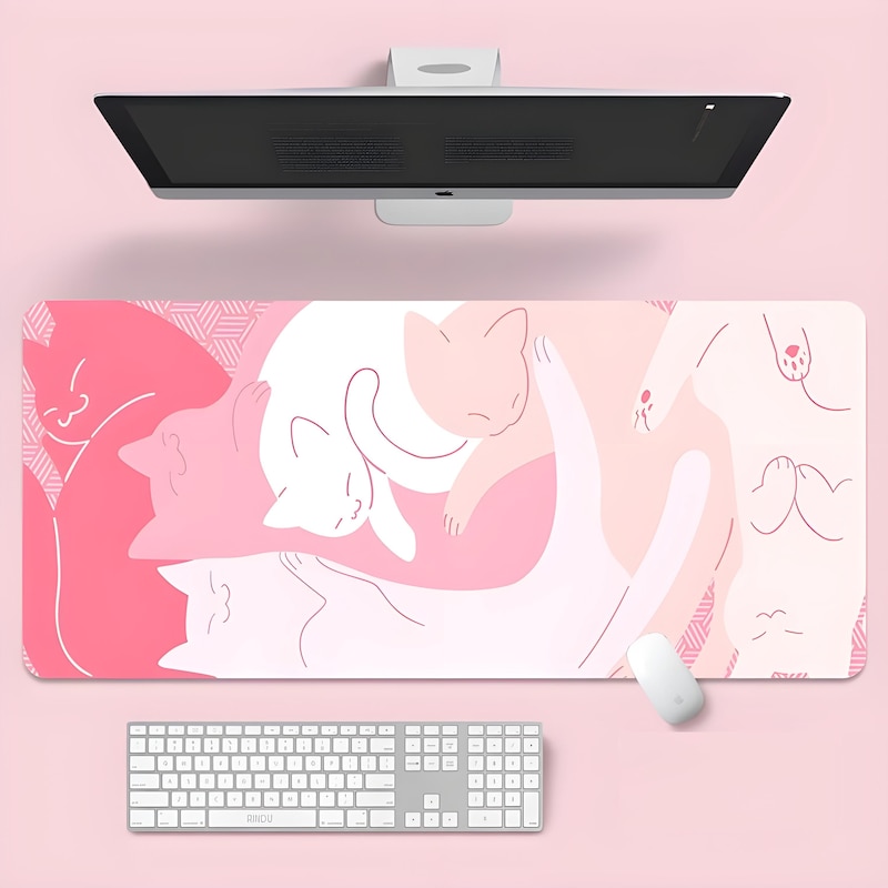 Giant Mouse Pad With Cat - Etsy