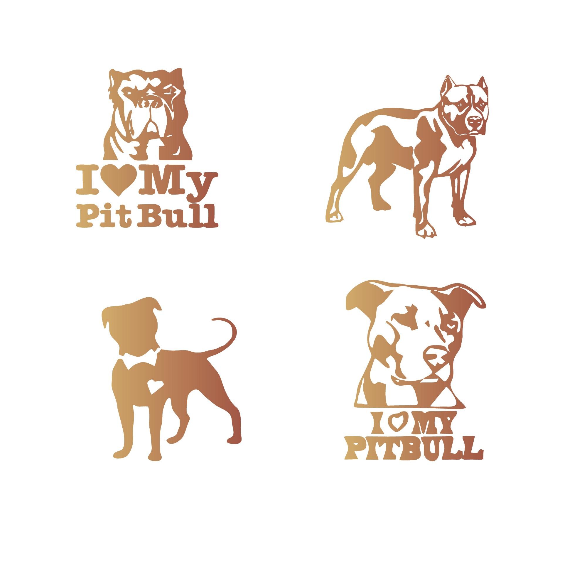 Pitbull Svg Bundle , Pitbull Clipart for Cricut, American Pitbull ...