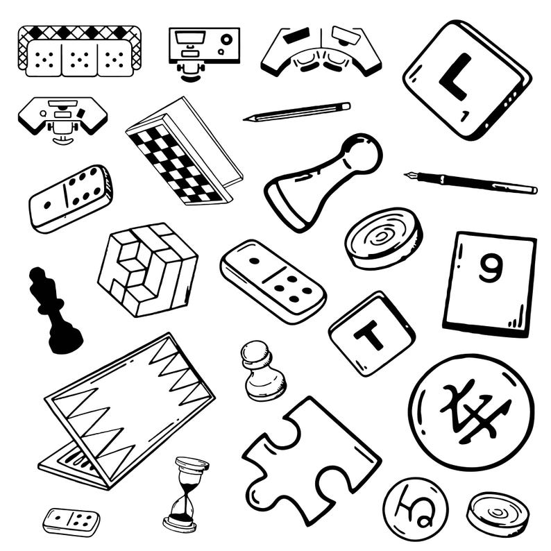 Monopoly Svg Bundle Clipart Cricut Monopoly Symbols Silhouette Game ...